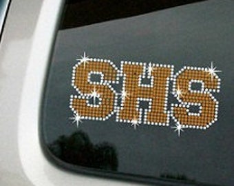 Rhinestone Decal | Etsy