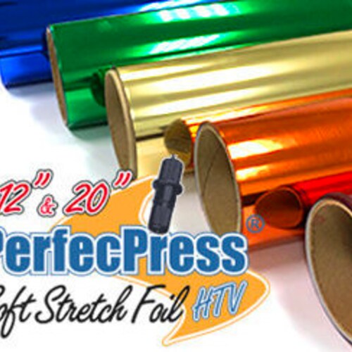 HTV Soft Stretch Metallic Foil Iron On HTV Foil Silhouette - Etsy