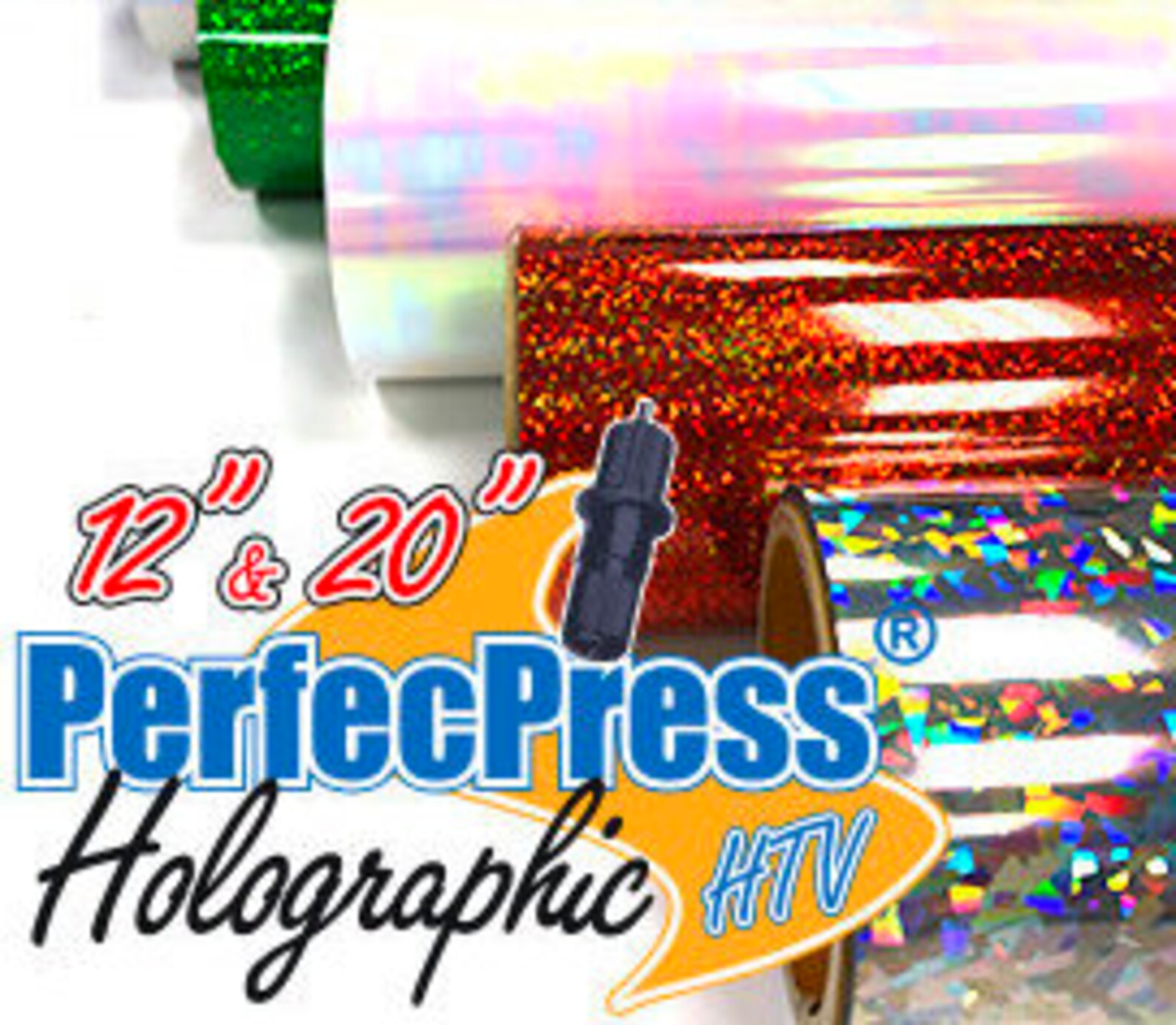 HTV Holographic Foil perfecpress Brand 12 Inch | Etsy