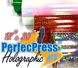 HTV Holographic Foil perfecpress Brand 12 Inch | Etsy