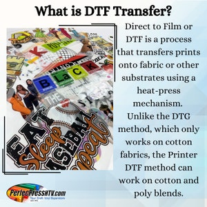 Ready to Press DTF Transfer Design, Ready to Print Transfer for Any ...