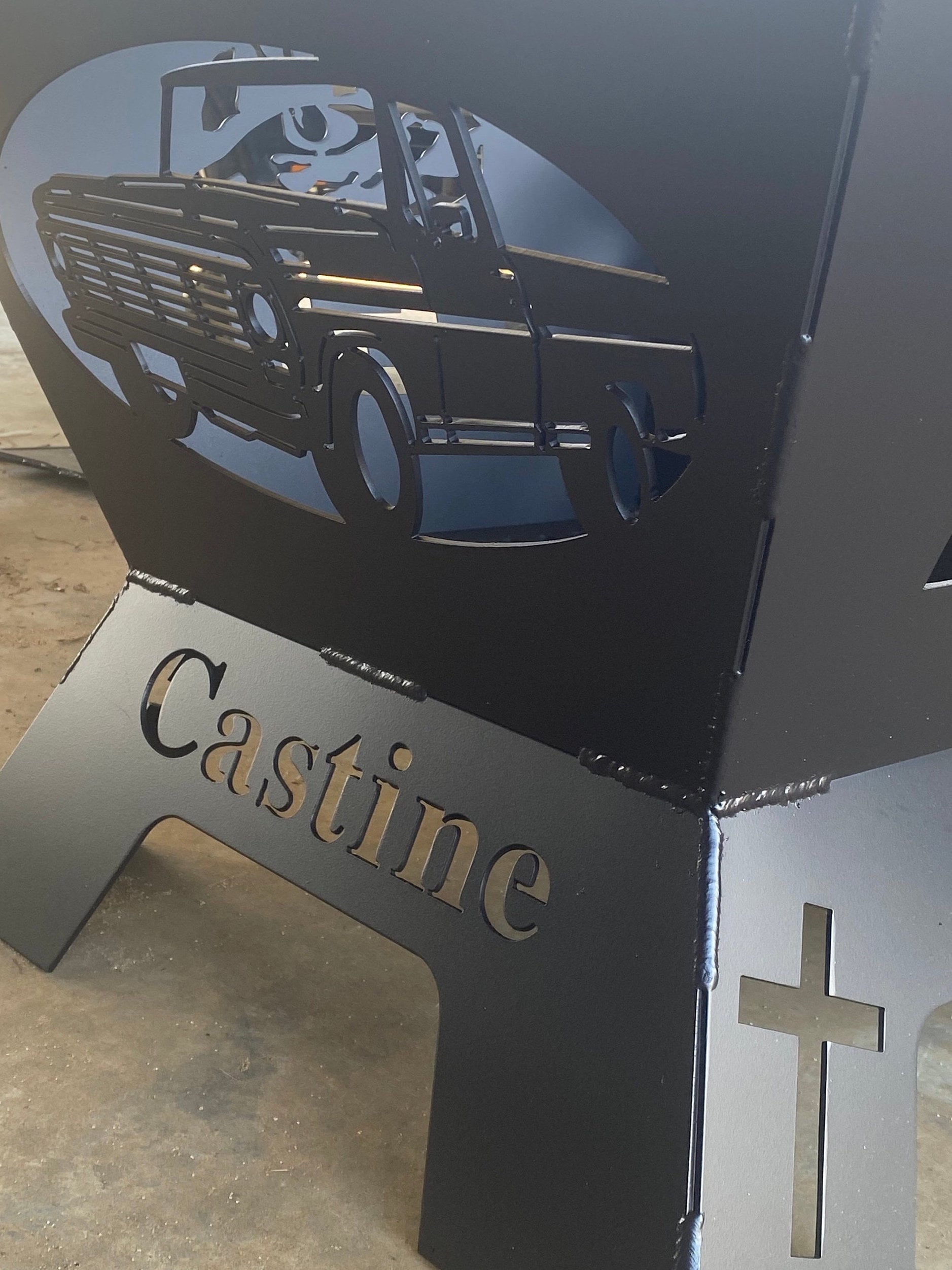 Custom Fire Pit Kit Weld Your Own CNC Plasma Cut Personalized Metal Art ...