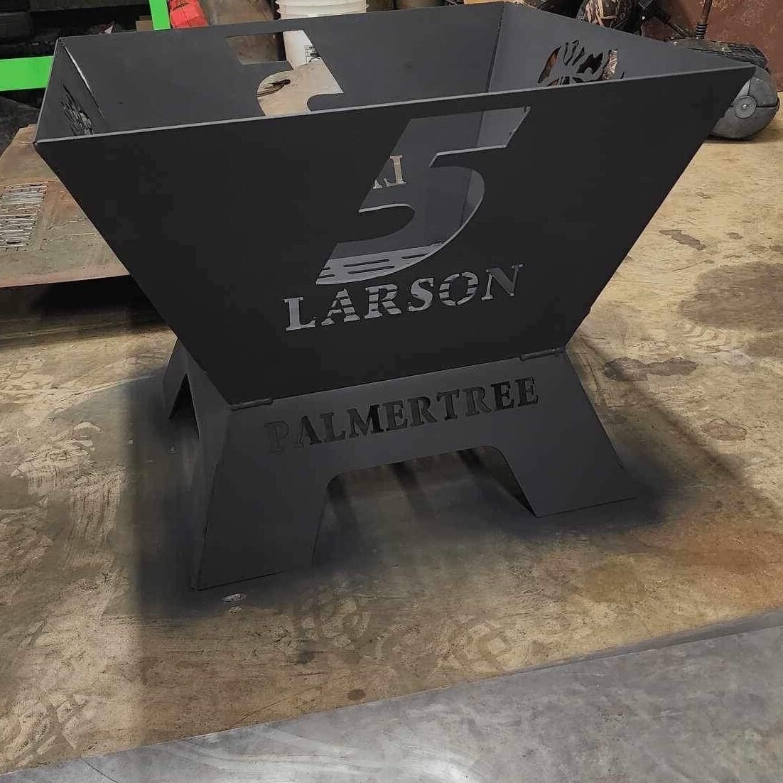 Custom Fire Pit Kit Weld Your Own CNC Plasma Cut Personalized Metal Art ...