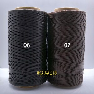 Waxed Polyester Thread for Leather Hand Sewing Leathercraft - Etsy