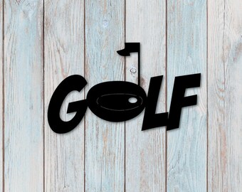Custom Metal Golf Course Wall Art Custom Metal Sports Sign - Etsy