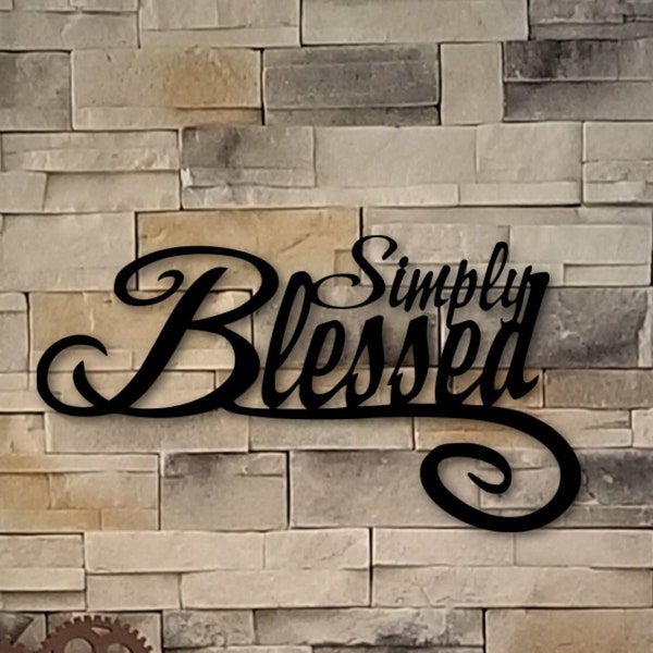 Blessed Sign - Etsy