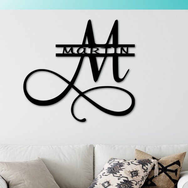 Last Name Monogram - Etsy