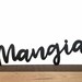 Mangia Sign Kitchen Metal Wall Art Mangia Kitchen Sign - Etsy