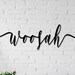 Woosah Sign Relax Decor Bathroom Wall Decor Metal Wall Art Chill ...