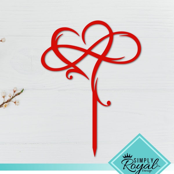 Infinity Cake Topper - Etsy