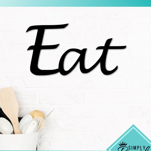 Eat Sign - Etsy