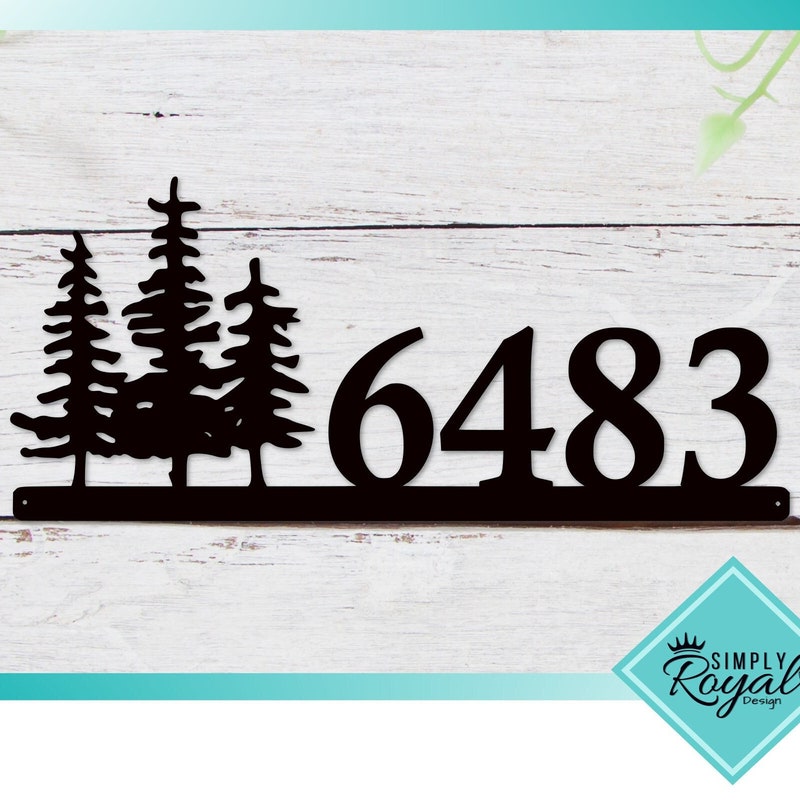 Rustic Metal Address Sign - Etsy