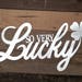 So Very Lucky Sign Metal Wall Decor Shamrock Lucky Word Art Metal Wall ...