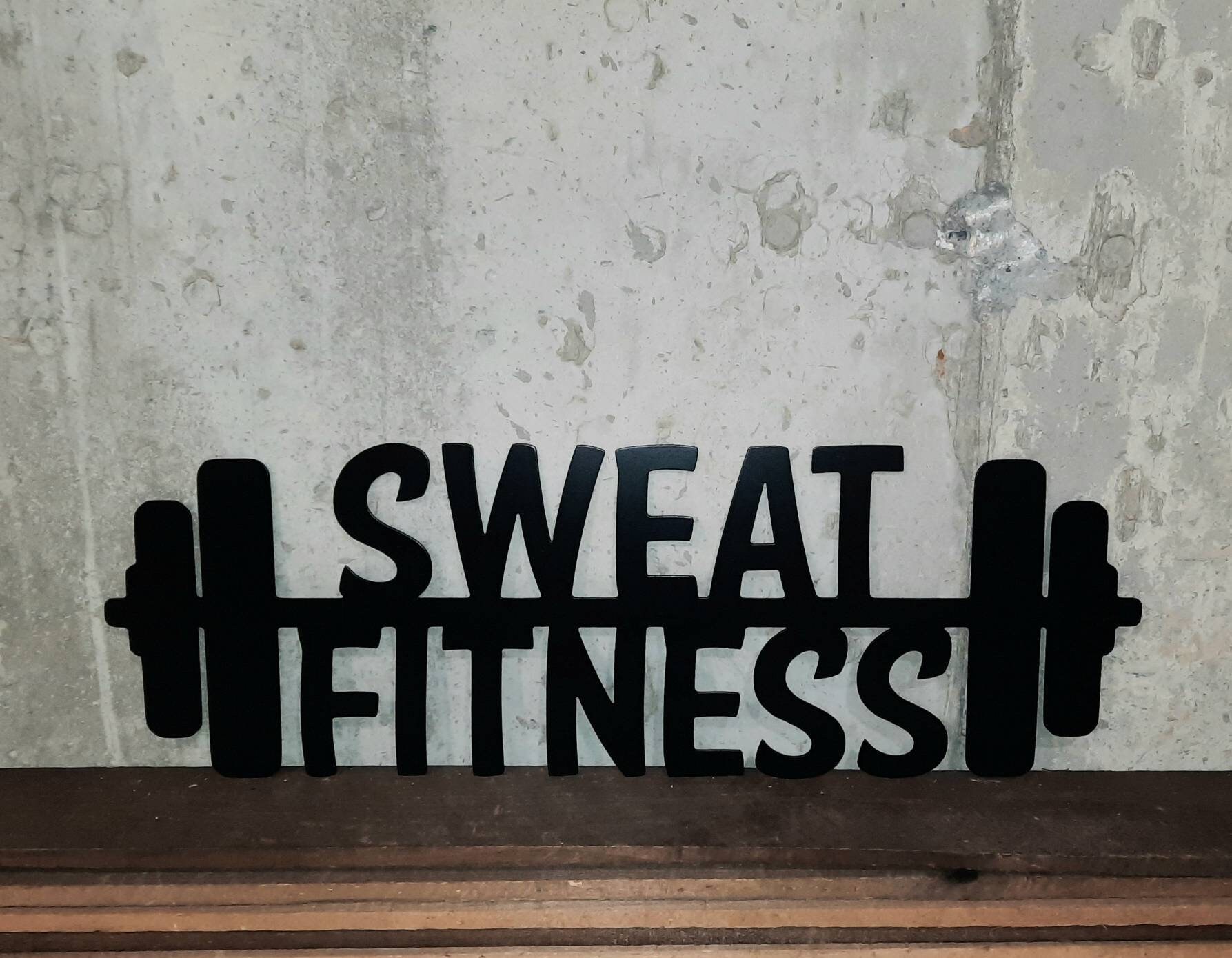 Personalized Gym Sign With Name Custom First or Last Name - Etsy