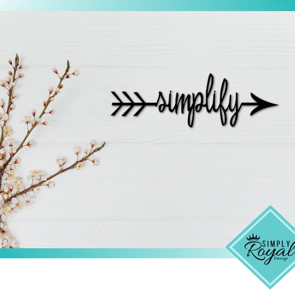 Simplify Sign - Etsy