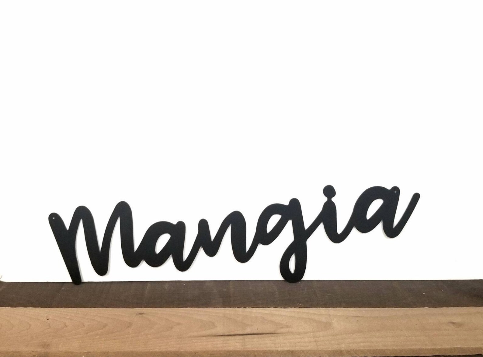 Mangia Sign Kitchen Metal Wall Art Mangia Kitchen Sign - Etsy