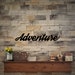 Adventure Sign Cursive Adventure Word Words for the Wall - Etsy