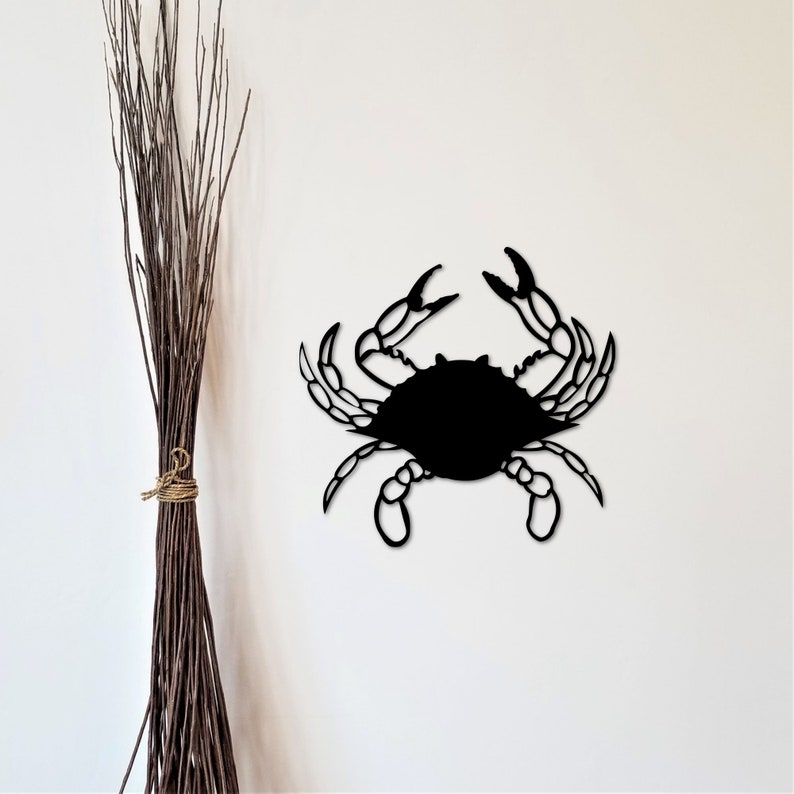 Crab Metal Wall Decor Crab Sign Ocean Decor Kids Room - Etsy Australia