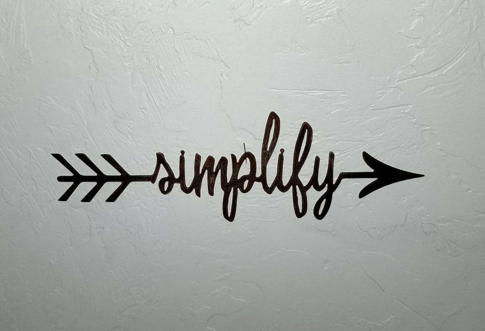 Simplify Arrow Sign Metal Wall Art Arrow Decor Simplify - Etsy