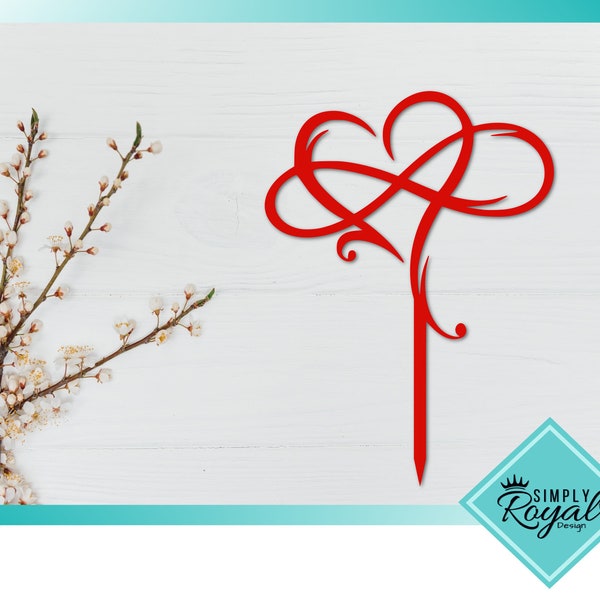 Infinity Cake Topper - Etsy