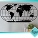 Buy Metal World Map Wall Art Steel Map of the World Travel Gifts Online ...