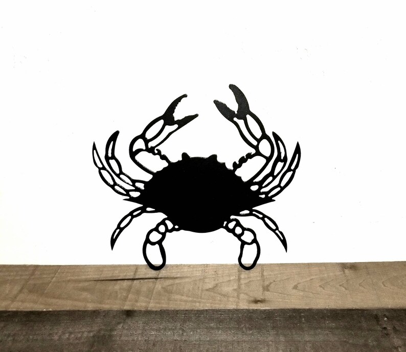 Crab Metal Wall Decor Crab Sign Ocean Decor Kids Room - Etsy Australia