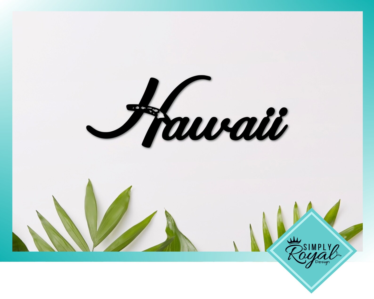 Hawaii Sign With Islands Metal Wall Art Hawaii Home Decor - Etsy