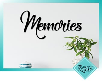 Memories Word Art - Etsy