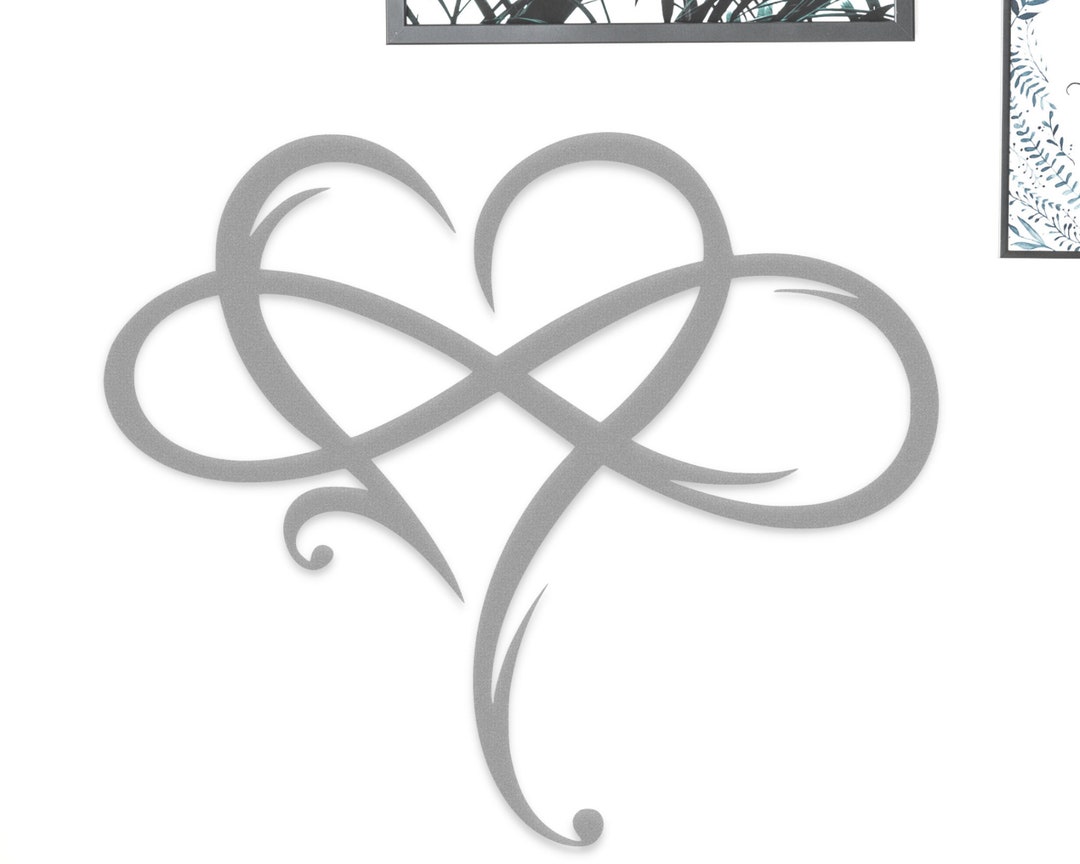 Infinity Heart | Metal Wall Art | Infinity Symbol and Heart | Wall ...