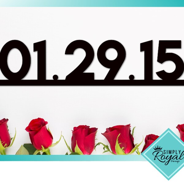Wedding Date Sign - Etsy