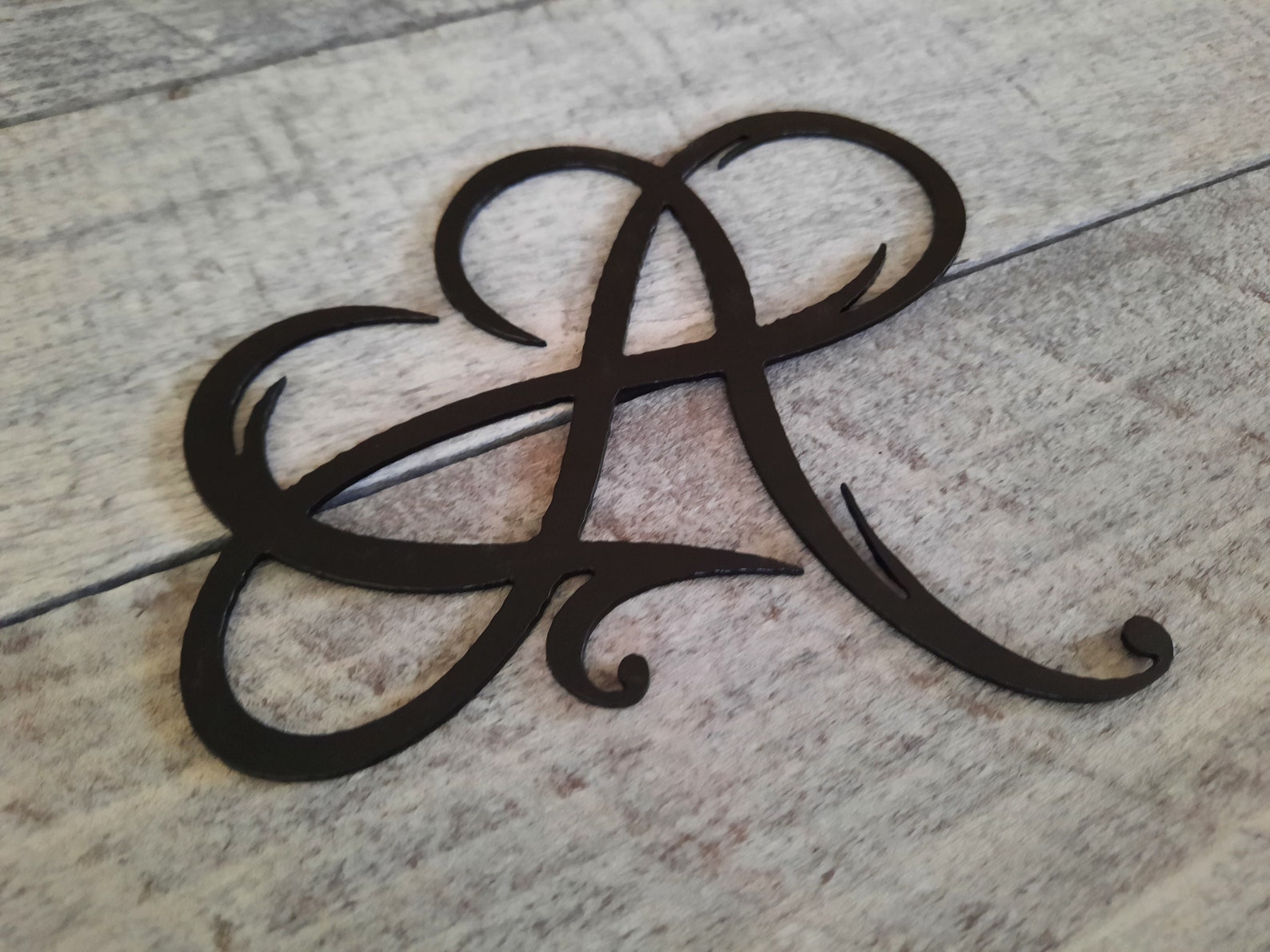 Infinity Heart Metal Wall Art Infinity Symbol and Heart - Etsy