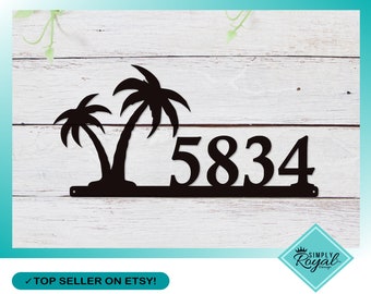 Custom House Numbers | Etsy