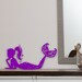 Mermaid Metal Sign Mermaid Tail Art Mermaid Decor for Girls Room Ocean ...