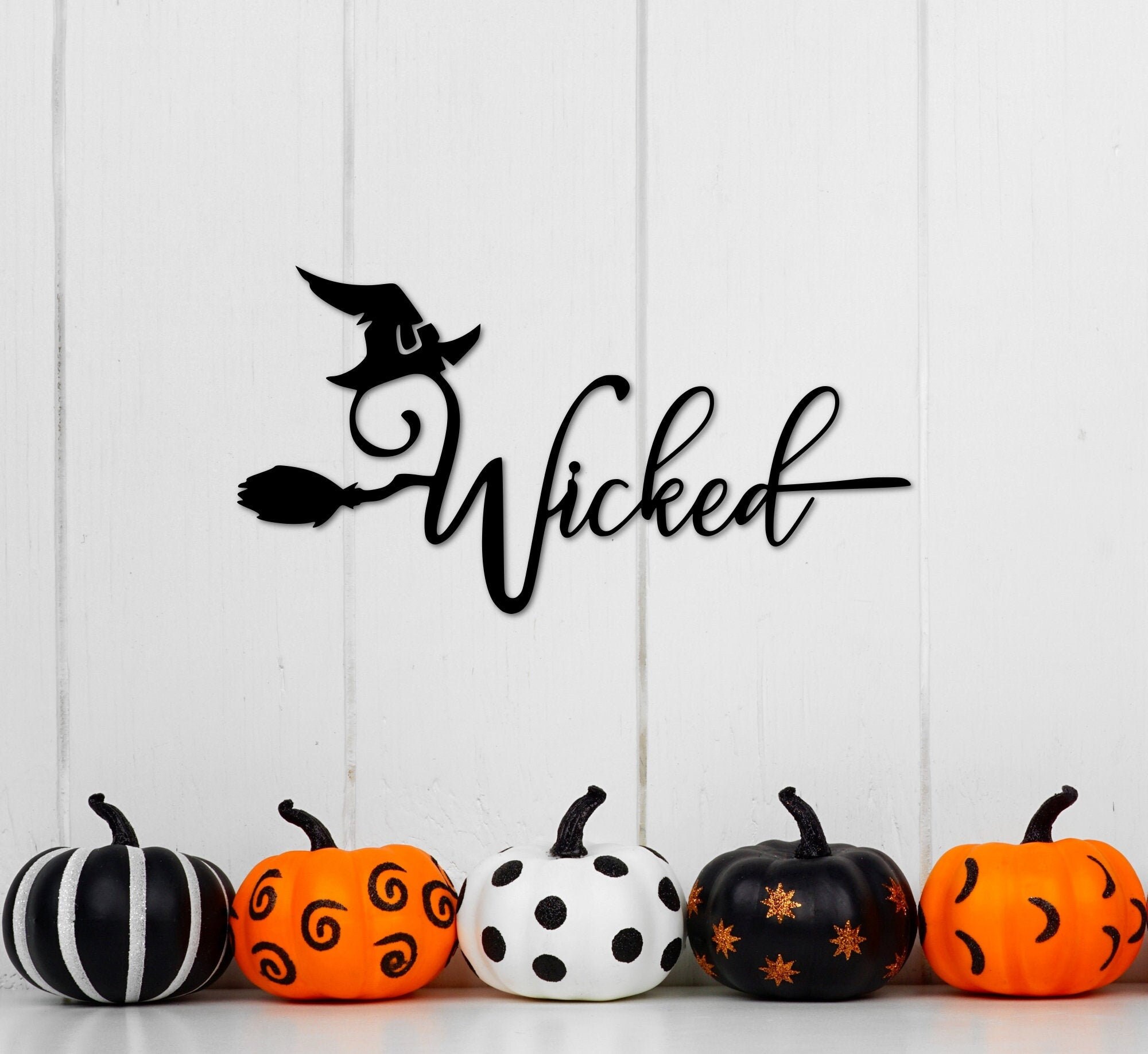 Metal Wicked Witch Sign Metal Wall Art Halloween Sign - Etsy