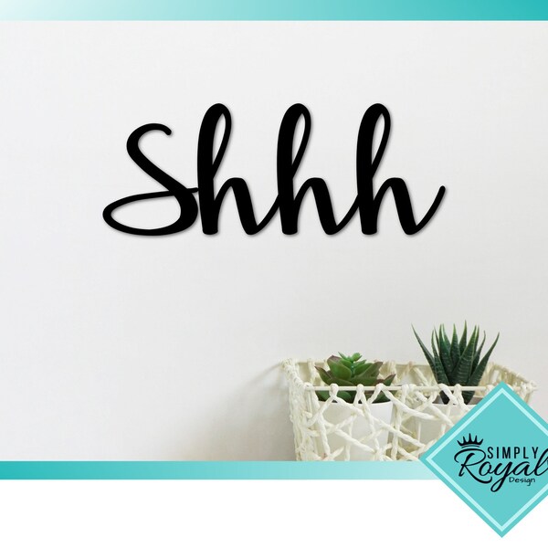 Shhh Sign - Etsy
