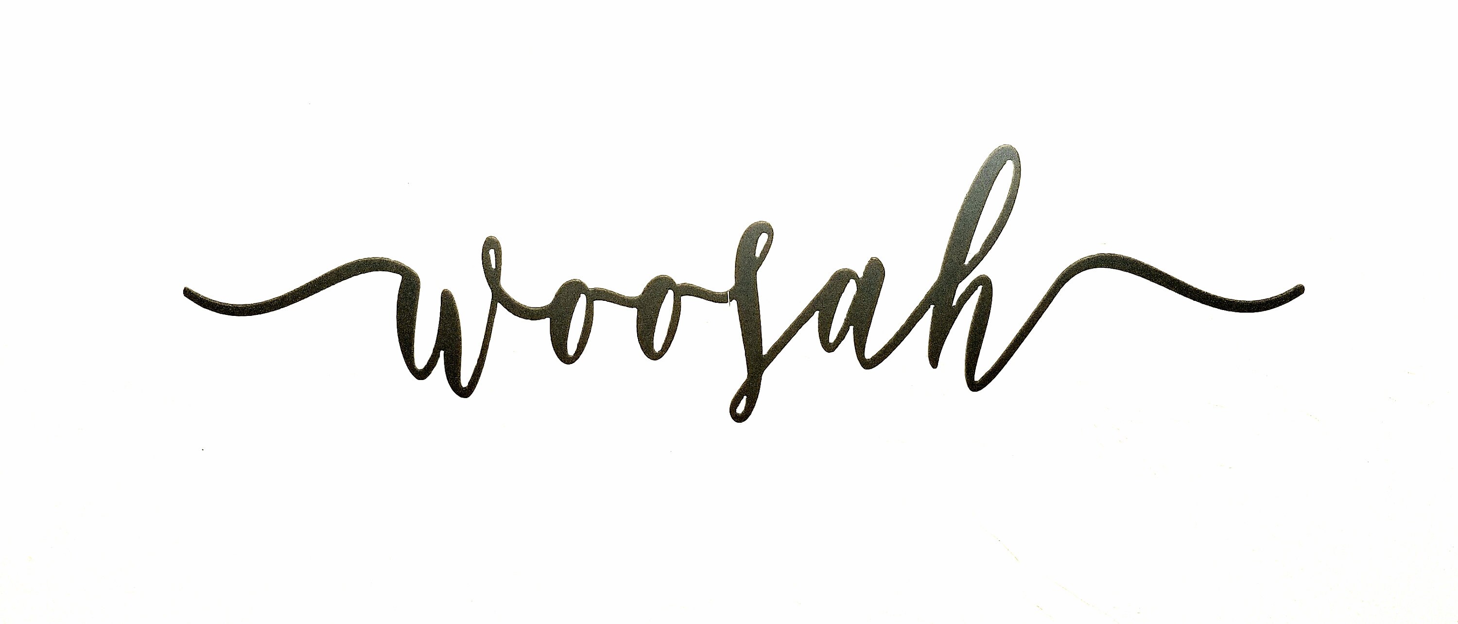 Woosah Sign Relax Decor Bathroom Wall Decor Metal Wall | Etsy