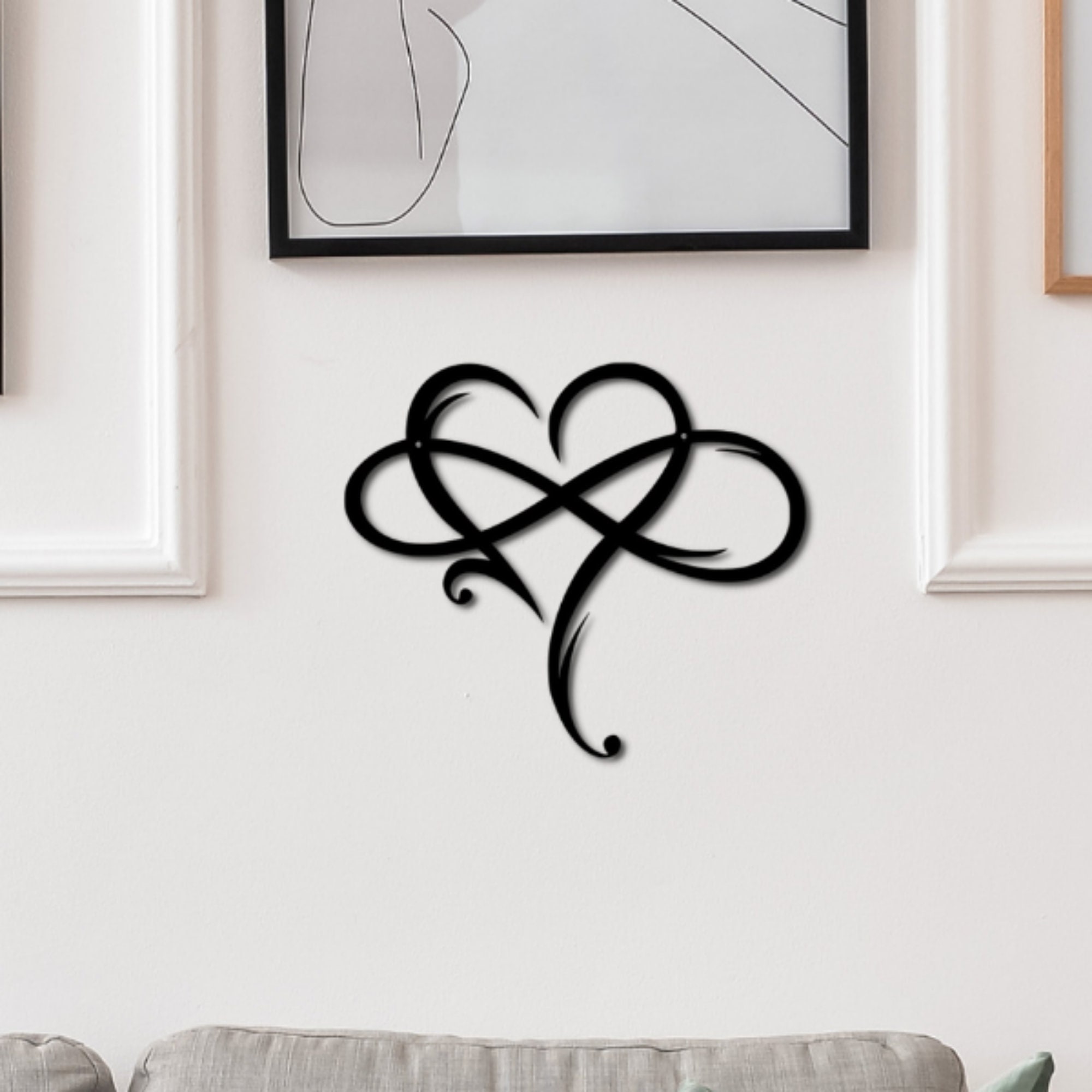 Infinity Symbol With Heart Metal Sign Love Infinity Symbol - Etsy Australia