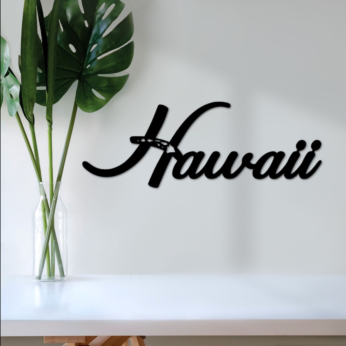 Hawaii Sign With Islands Metal Wall Art Hawaii Home Decor - Etsy