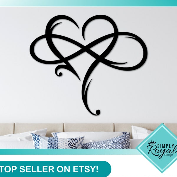 Infinity Heart Wall Decor - Etsy
