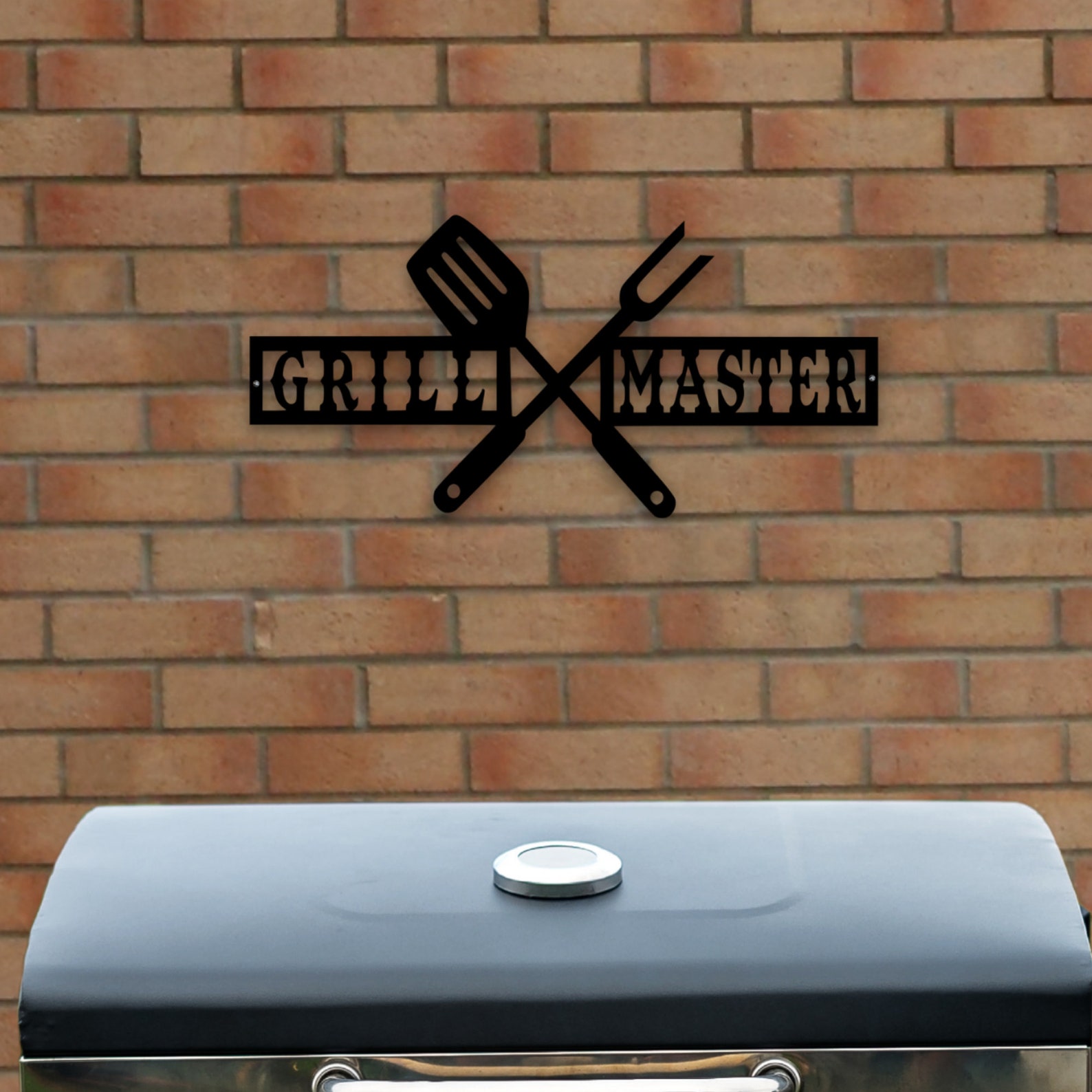 Metal Grill Master Sign Large Outdoor Metal Wall Art - Etsy