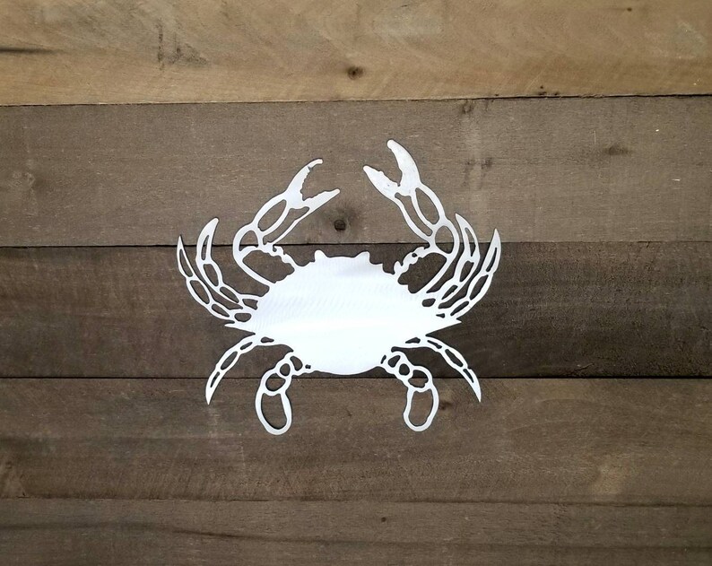 Crab Metal Wall Decor Crab Sign Ocean Decor Kids Room - Etsy