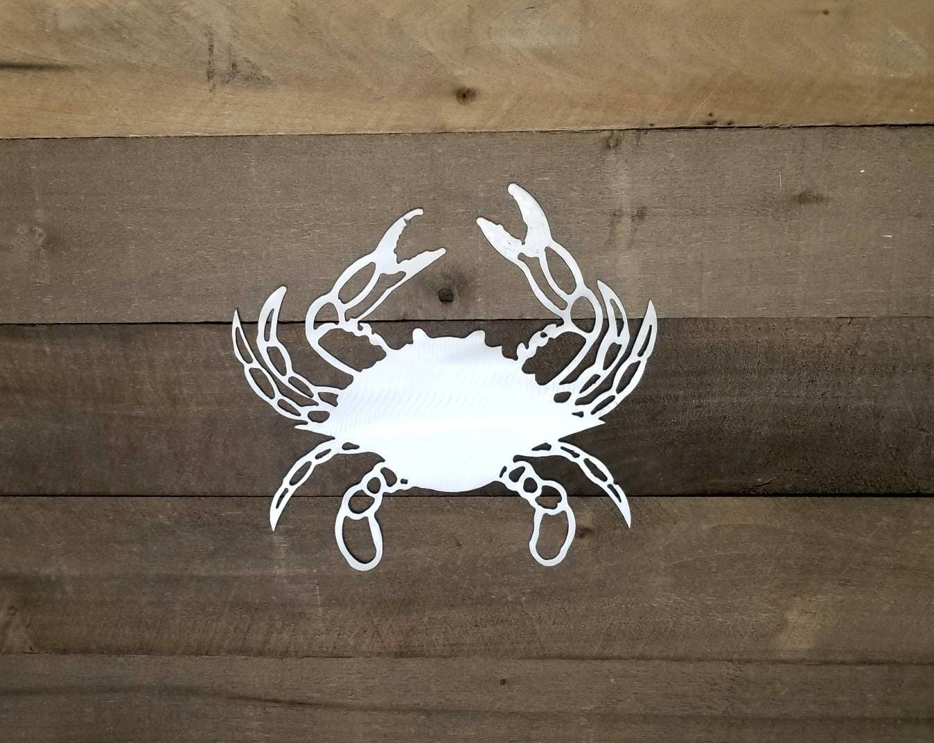 Crab Metal Wall Decor Crab Sign Ocean Decor Kids Room - Etsy Australia