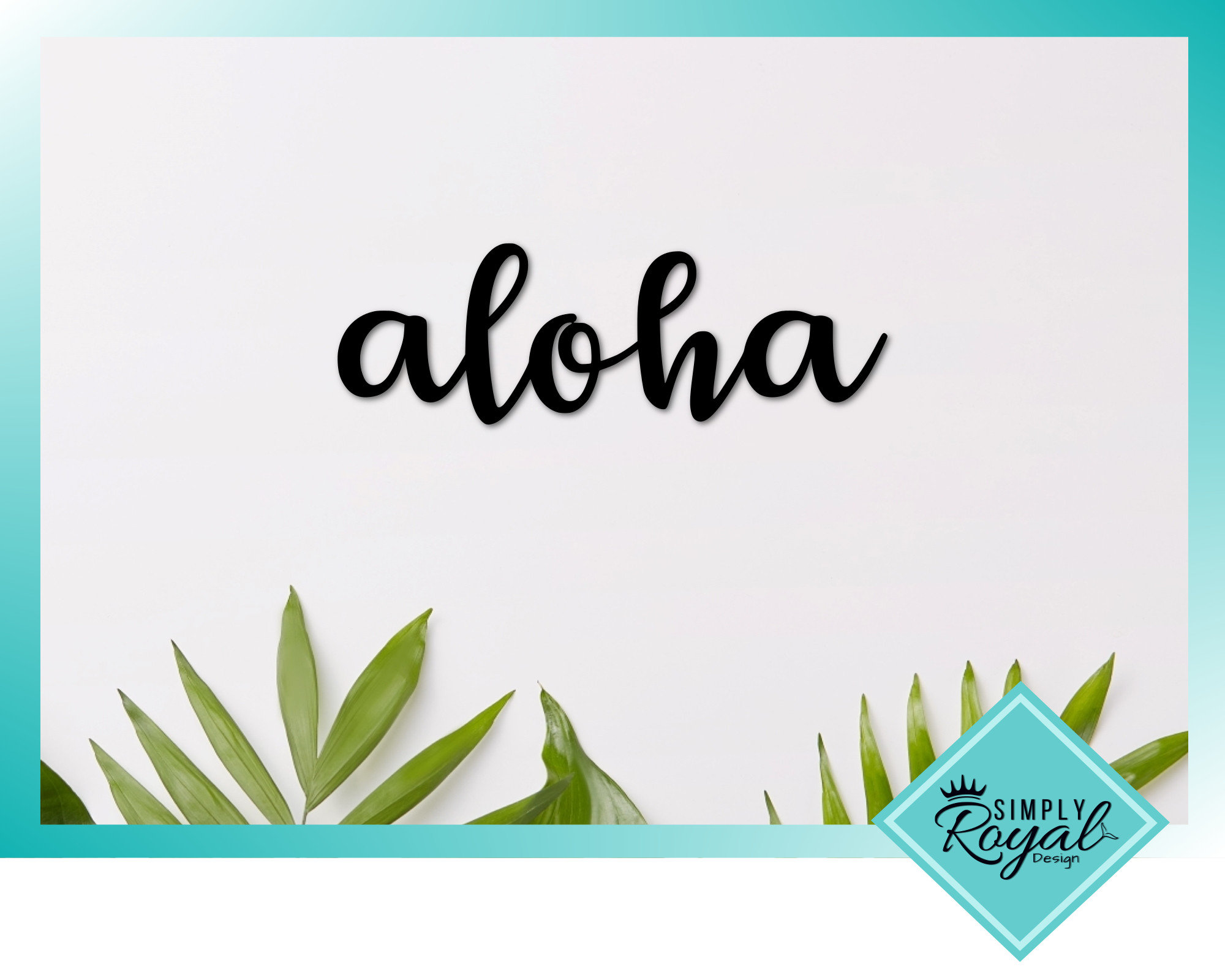 Aloha Word Art
