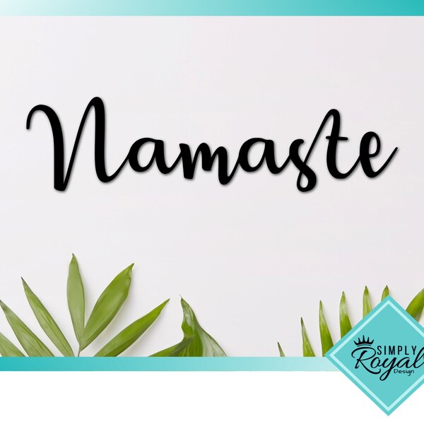Namaste Sign - Etsy