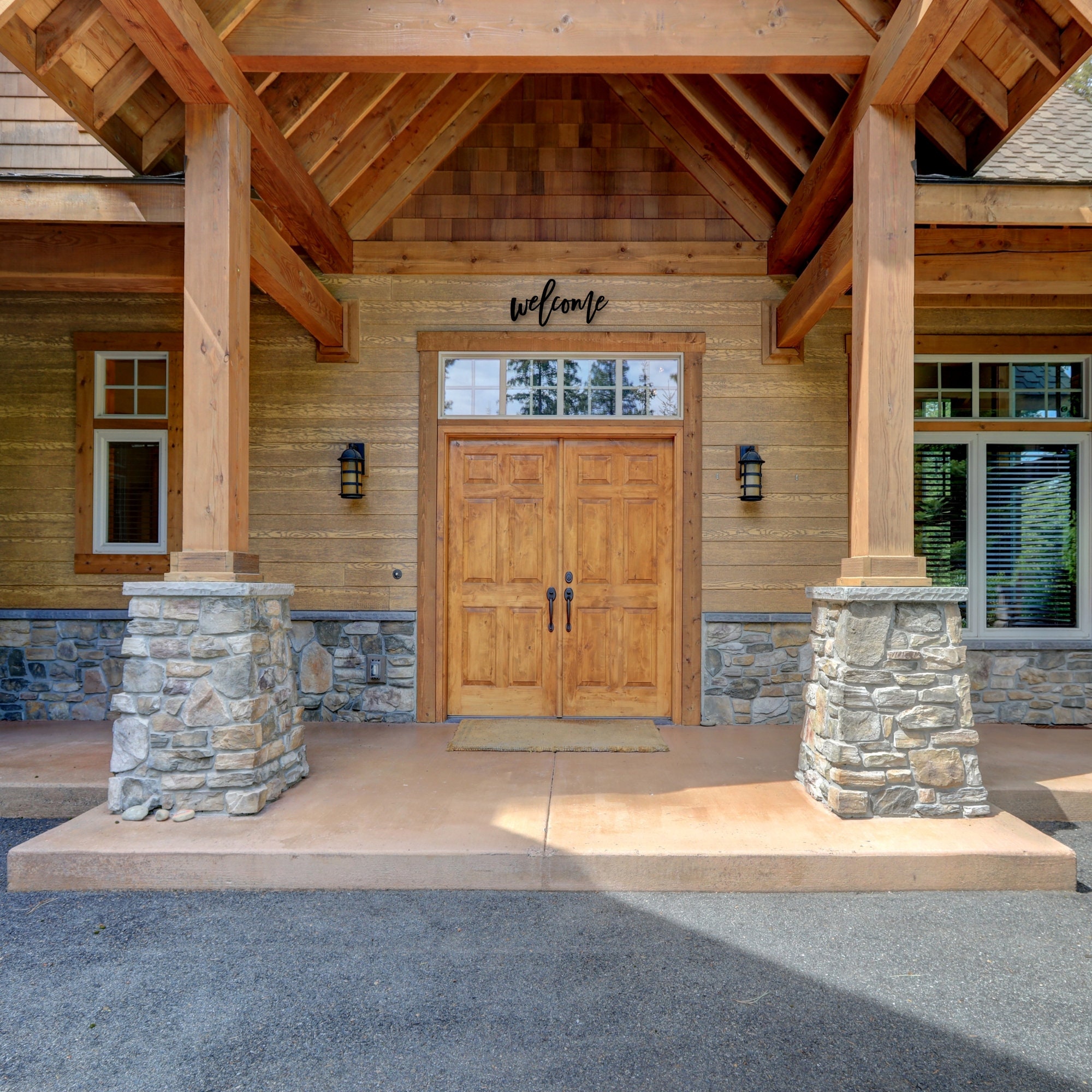 Outdoor Welcome Sign Metal Welcome Sign for Porch - Etsy