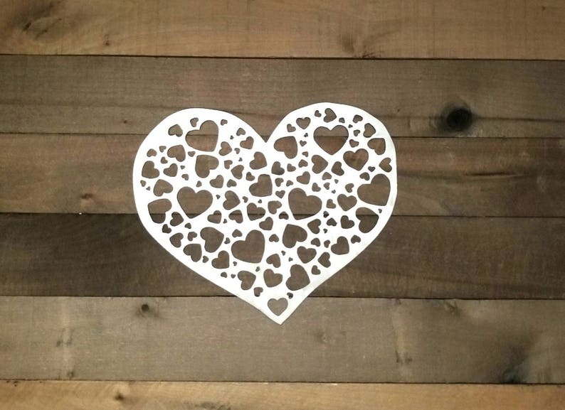 Metal Heart Decor Heart Pattern Wall Art Love Decor - Etsy