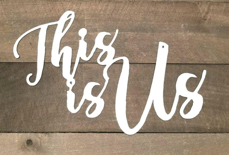 This is Us Sign Metal Words This is Us Cutout Metal Sign - Etsy
