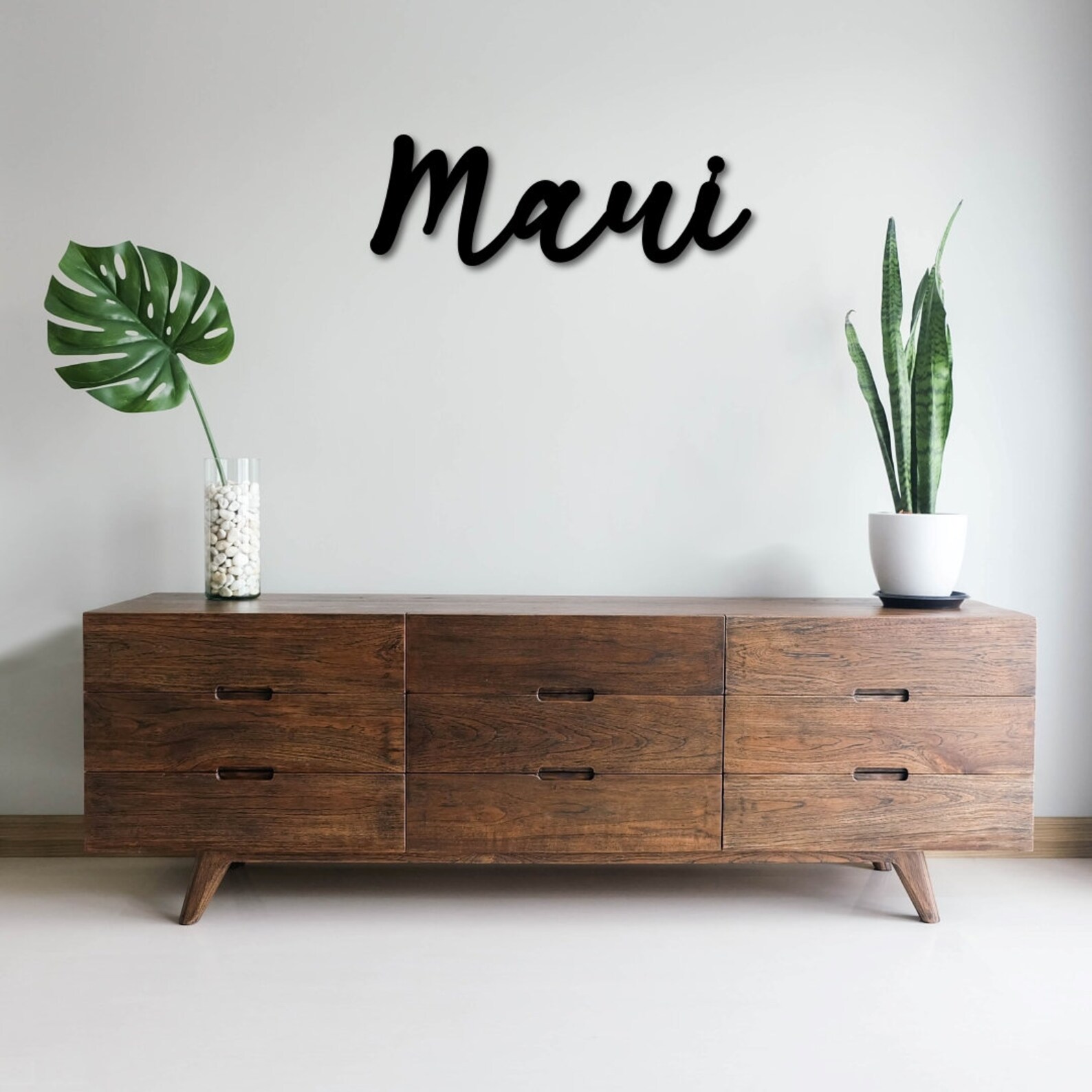 Maui Sign Metal Hawaii Word Art Hawaii Art Maui Script - Etsy