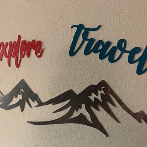 Metal Travel Sign Travel Gifts Metal Word Art Travel Quote - Etsy