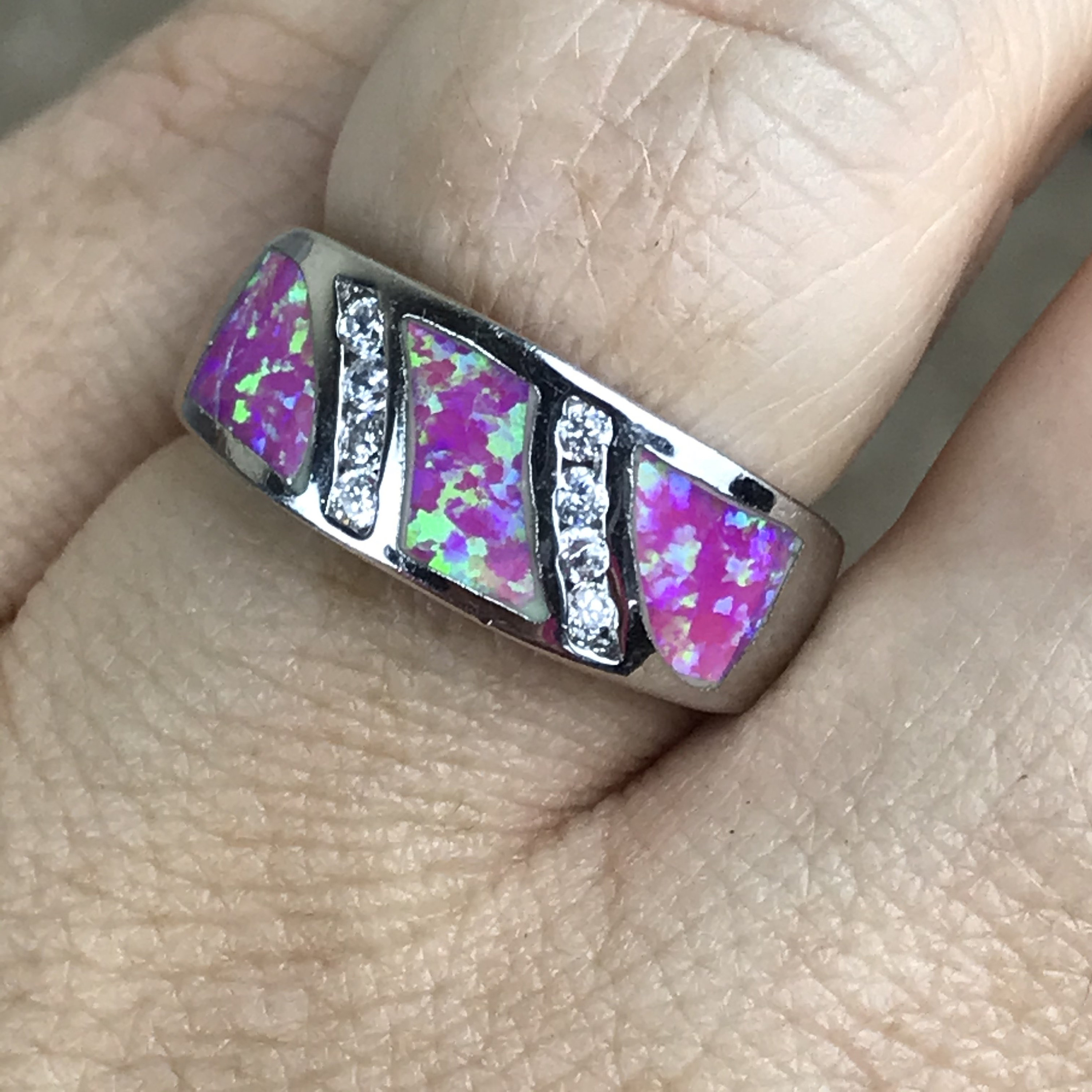 Pink Fire Opal Jewelry